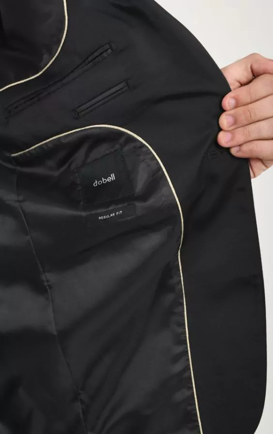 Zwart 2 delig smoking, smoking hemd & strik | Dobell