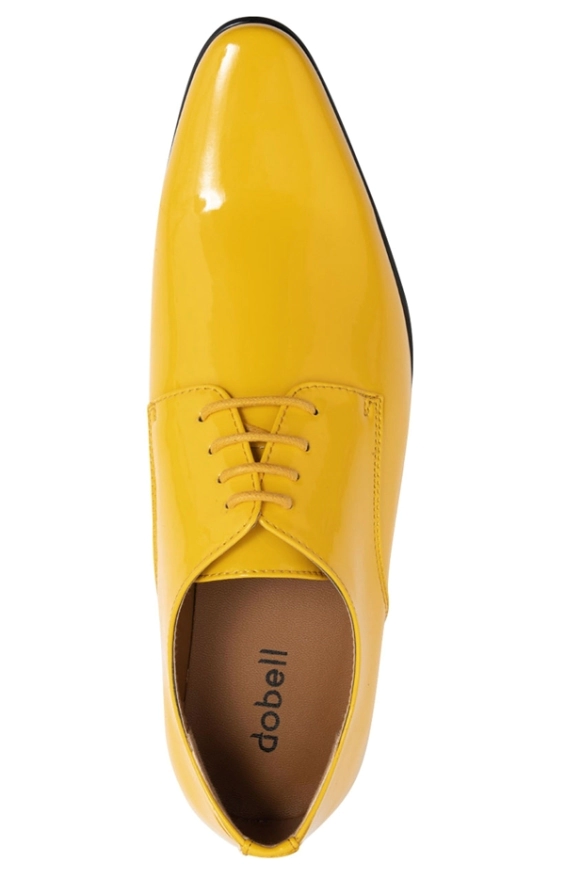 Gele moderne lakschoenen | Dobell