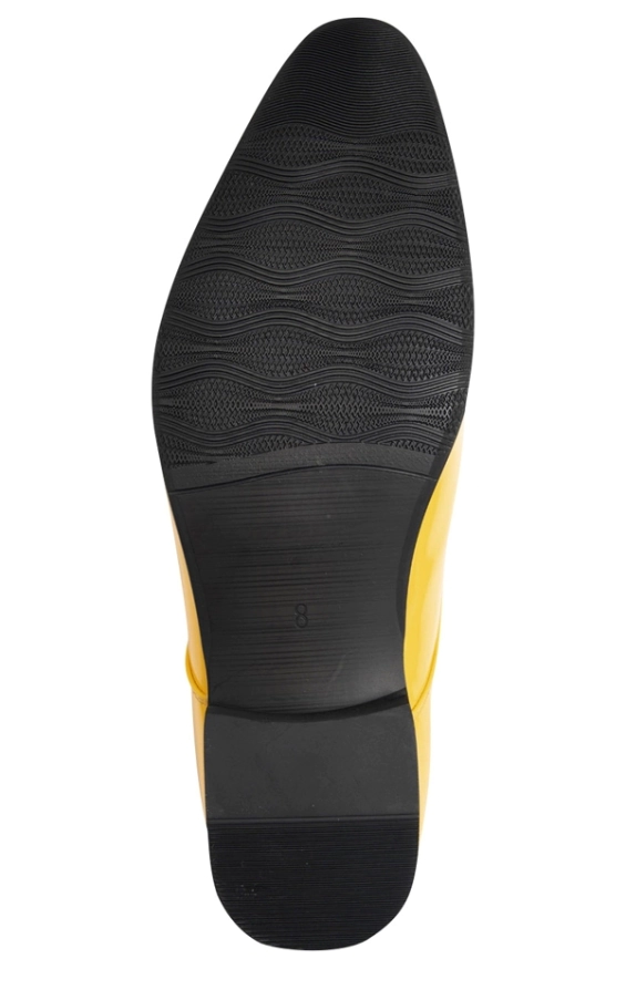 Gele moderne lakschoenen | Dobell